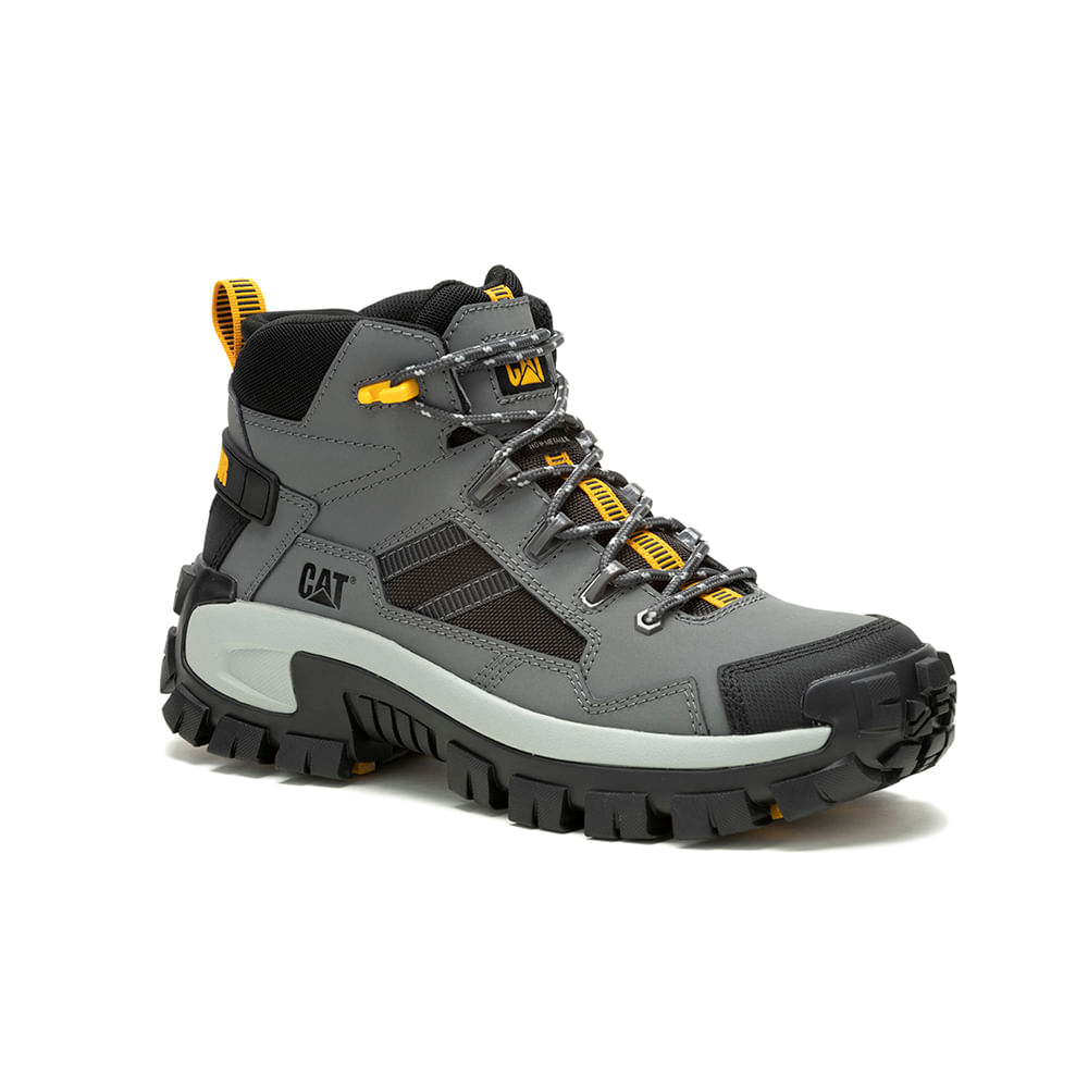 Bota Caterpillar Original Invader Mid Vent Gargoyle - Cinza